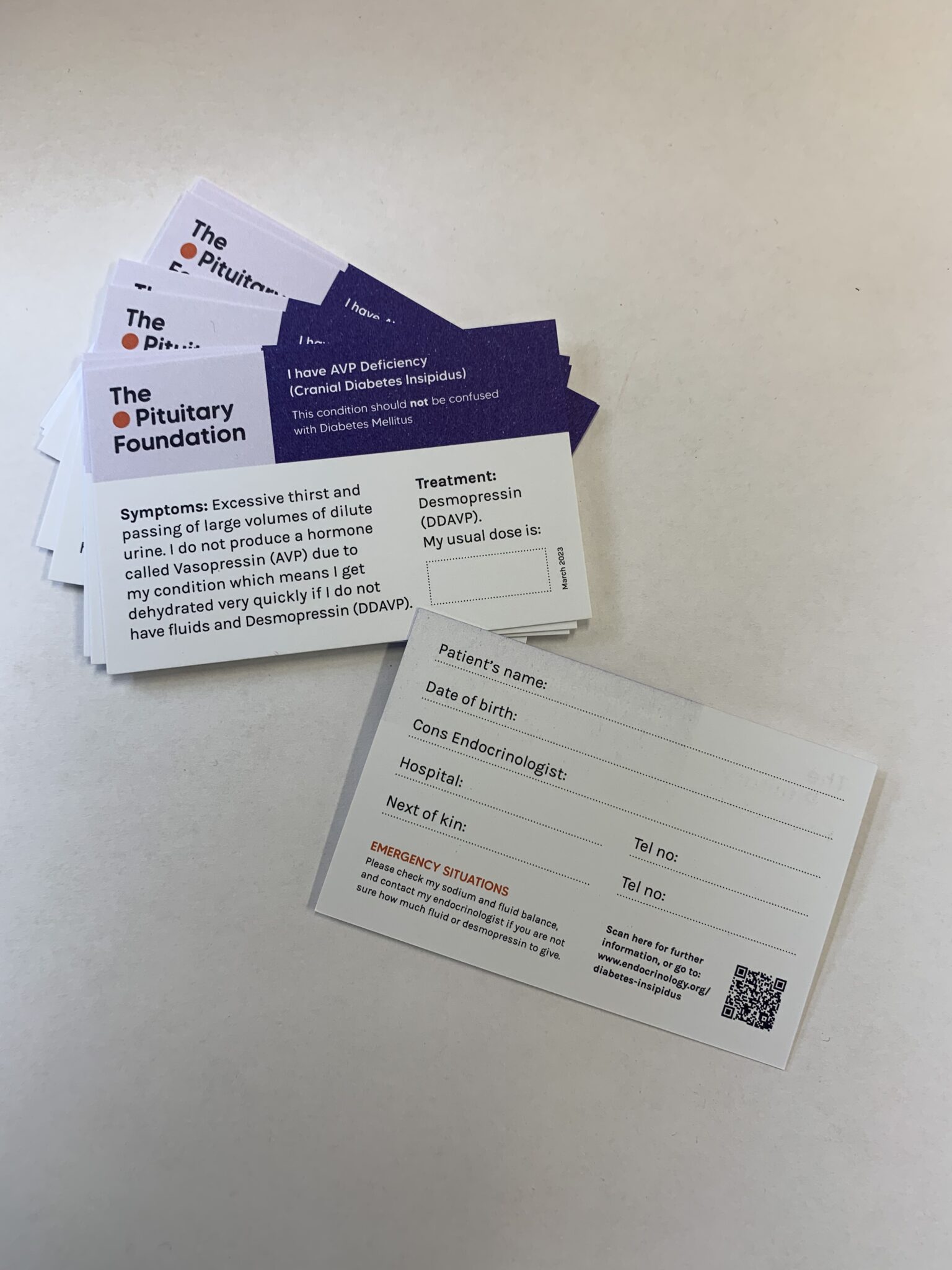 NHS Steroid Emergency Card - Pituitary Foundation